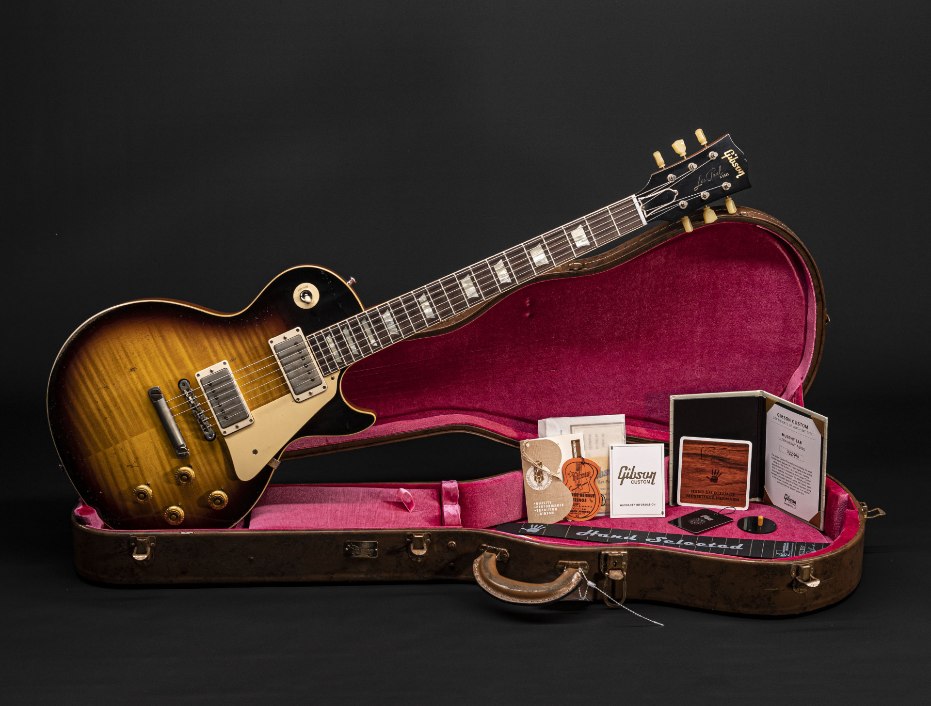 Gibson Les Paul 1959 Reissue Murphy Lab Ultra Heavy Aged Kindred Burst