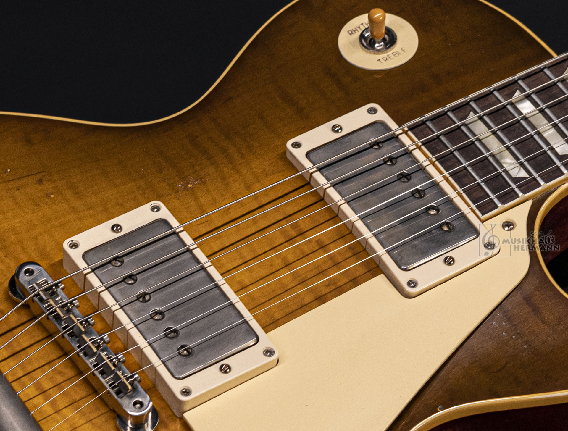 Gibson Les Paul 1959 Reissue Murphy Lab Heavy Aged Golden Poppy Burst