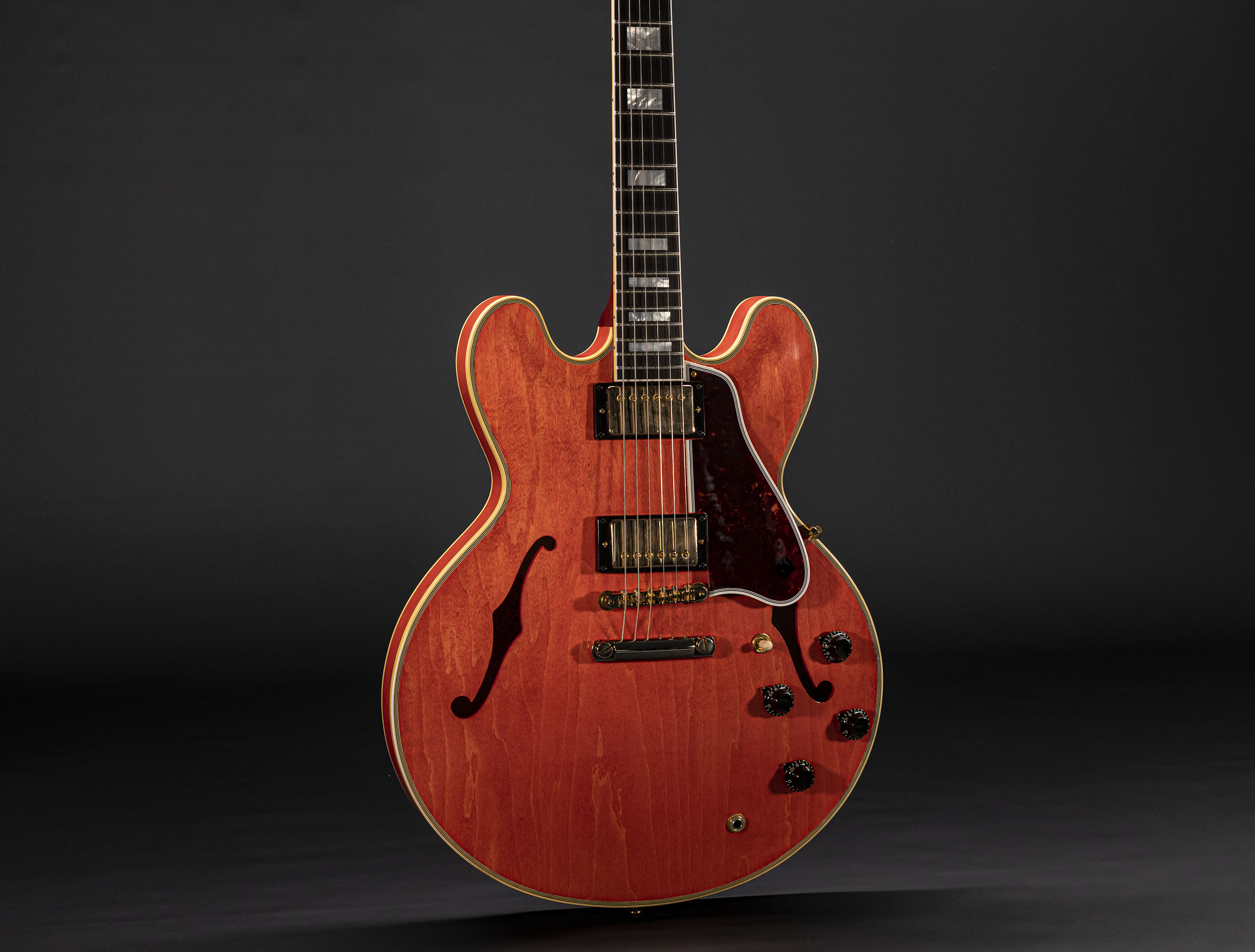 Gibson 1959 ES-355 Stop Bar Murphy Lab Light Aged Watermelon Red